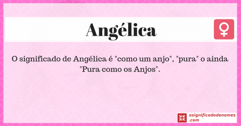 Significado de Angélica