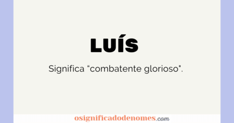 Meaning of Luís
